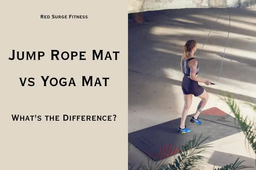 Jump Rope Mat vs Yoga Mat - What's the Difference? - Red Surge Fitness